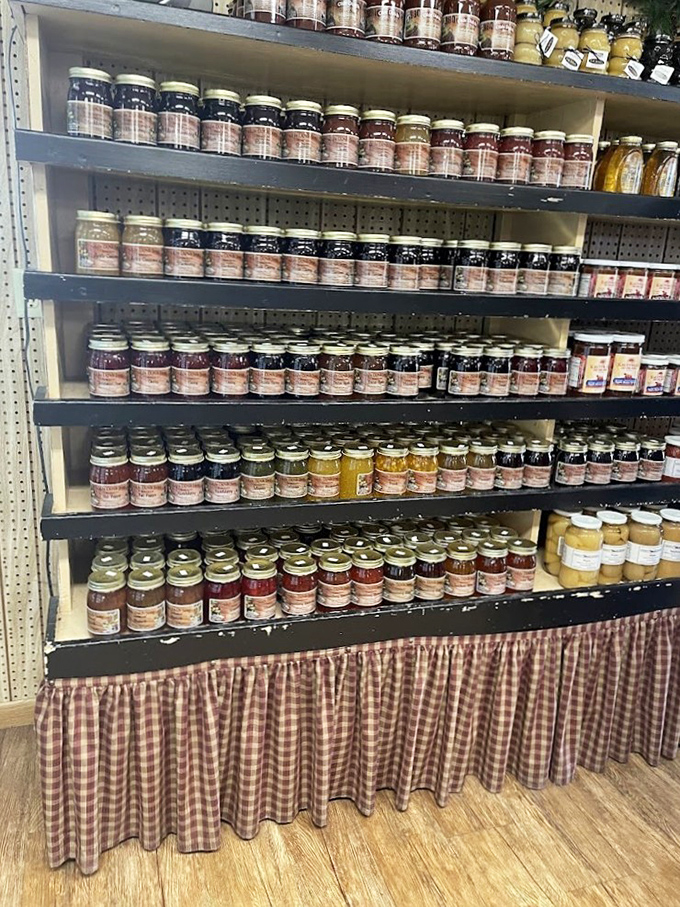 Jam jars lined up like soldiers of sweetness. Each contains summer captured in glass &ndash; ready to transform your ordinary toast into something extraordinary.