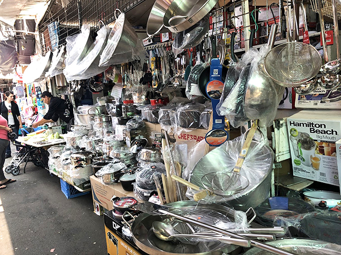 Kitchen utensil wonderland where professional chefs and cooking novices alike can find that perfect pot, pan, or gadget for their culinary adventures. 