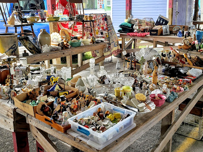 Organized chaos at its finest&mdash;this table of miscellaneous treasures invites you to dig deep, where the best finds often hide beneath the obvious.