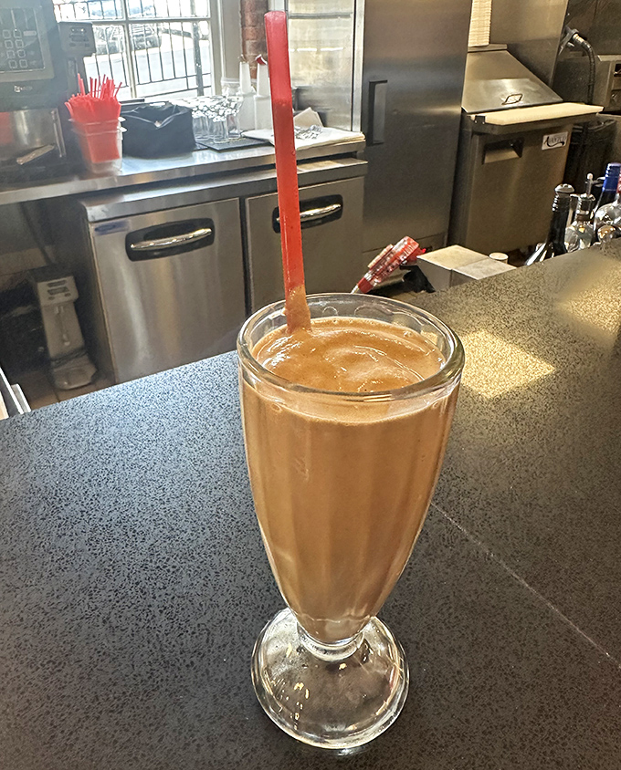 Thick, creamy, and made the old-fashioned way when milkshakes required actual skill to create.