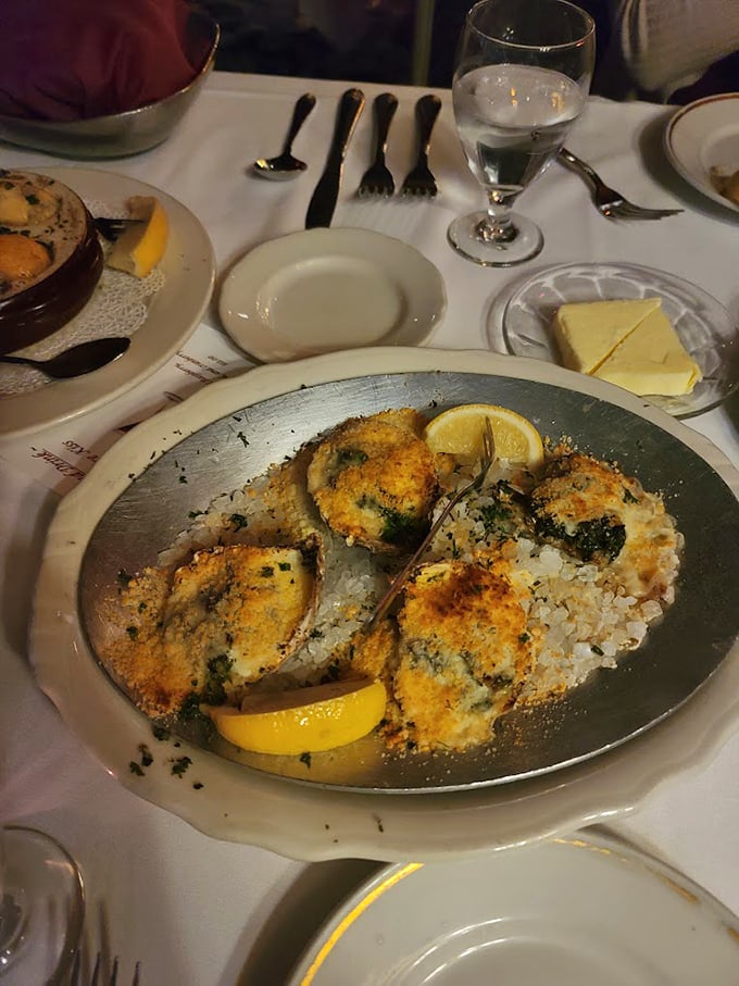 Oysters Rockefeller &ndash; where the ocean meets Wisconsin in a marriage of briny shellfish and rich, cheesy topping that somehow works perfectly.