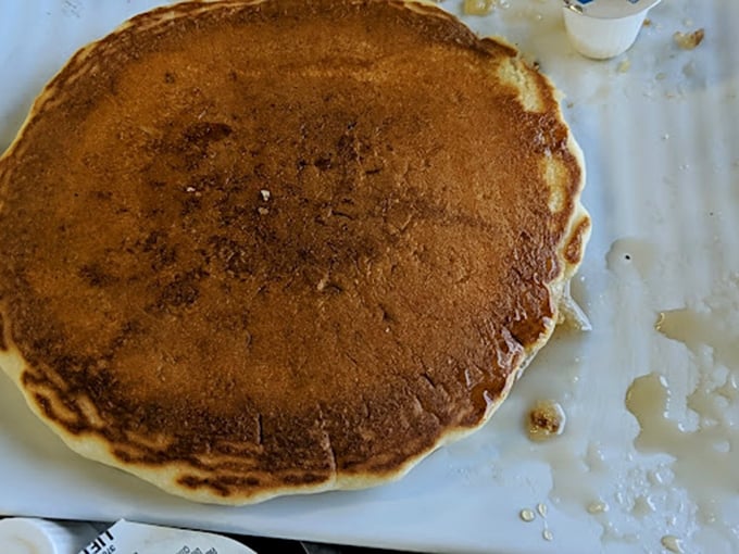 This golden pancake isn't just breakfast&mdash;it's a canvas of possibility, a disc of perfection that puts those fancy brunch spots' "flapjacks" to absolute shame.