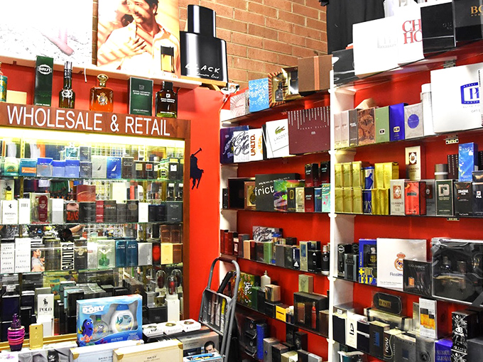 Scents and potions lined up like a mysterious apothecary from another era&mdash;choose your adventure wisely.