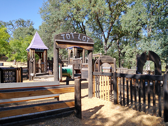 Tot Lot playground &ndash; where Gold Country kids have been burning off energy and building memories since before iPads were even a twinkle in Steve Jobs' eye.