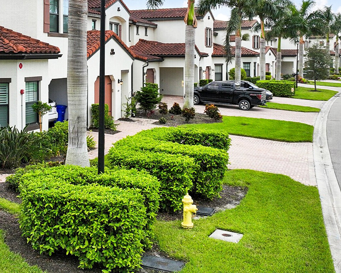 Neighborhoods where every house looks like someone's dream retirement home waiting to happen.