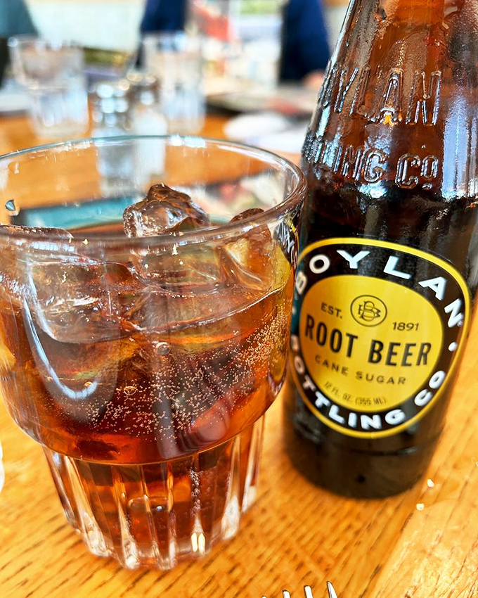 Even the root beer comes with a view! Classic Boylan's served the way summer memories are made.