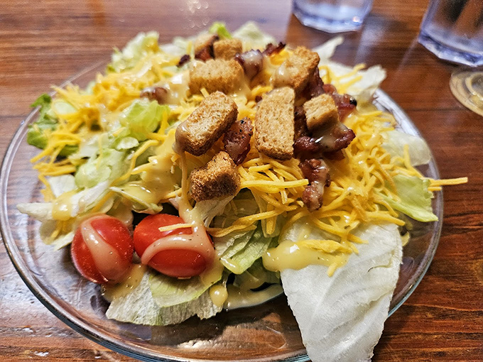 Fresh salad that proves even steakhouses understand the importance of balancing indulgence with lighter options.