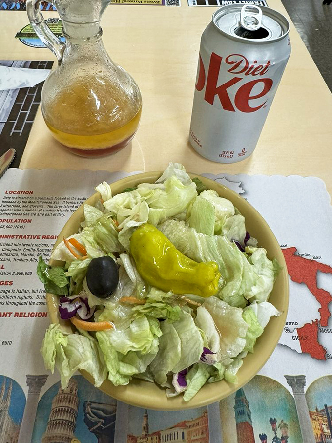 The Italian salad&mdash;a crisp, refreshing counterpoint to all that pizza. It's not the star, but every great show needs a solid opening act.