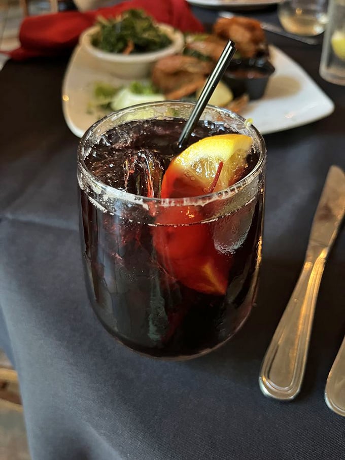 A sangria so photogenic it deserves its own Instagram account. The fruit isn't garnish&mdash;it's participating in the flavor party.