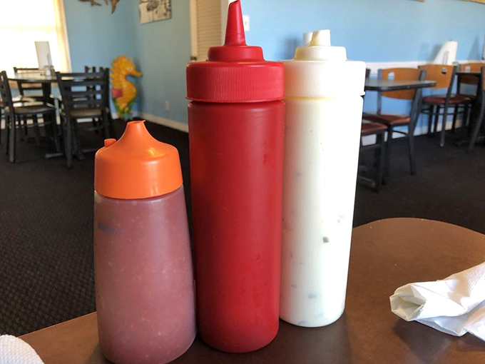 The condiment trinity &ndash; where good food meets great accessories. Like choosing the right belt for your favorite jeans, these sauces elevate everything they touch.