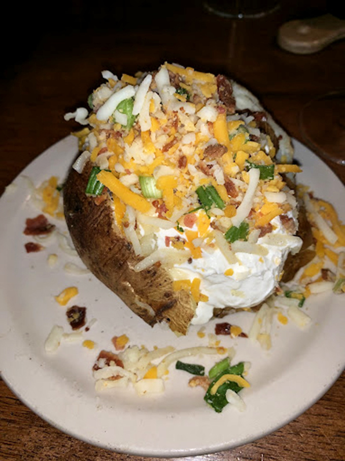 A loaded baked potato that's dressed for a night out. When potatoes get their Hollywood makeover, this is the result.