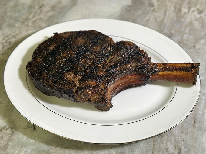 This isn't just meat&mdash;it's a time capsule of smoke and patience. The kind of steak that makes vegetarians nervously reconsider.