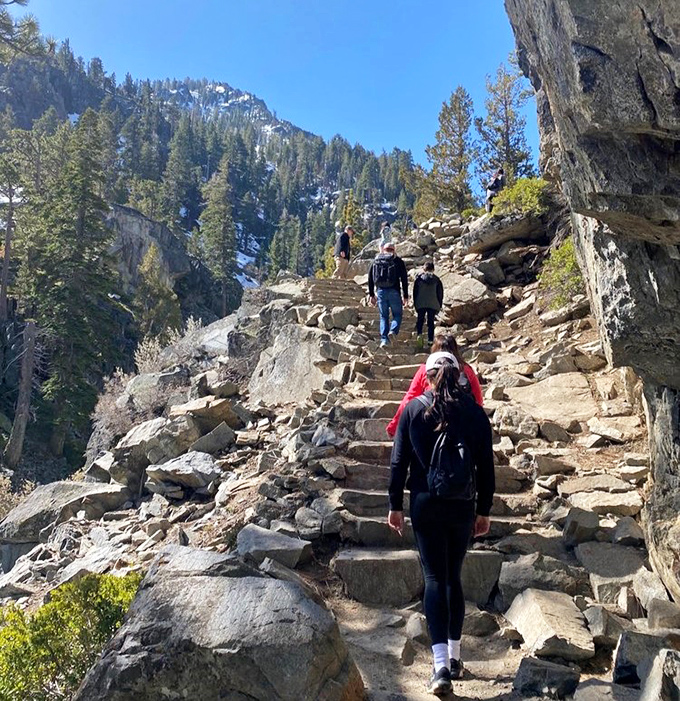 These stone stairs were built by people who understood that the journey matters as much as the destination.
