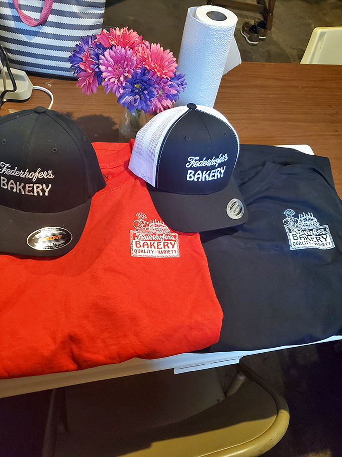 Federhofer's merch lets loyal fans wear their carb addiction with pride &ndash; because some bakeries are worth broadcasting.