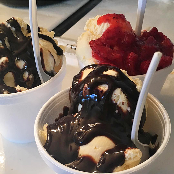 Ice cream sundaes at Ace Drive-In don't need Instagram filters&mdash;they've been photogenic since before social media was even a concept.