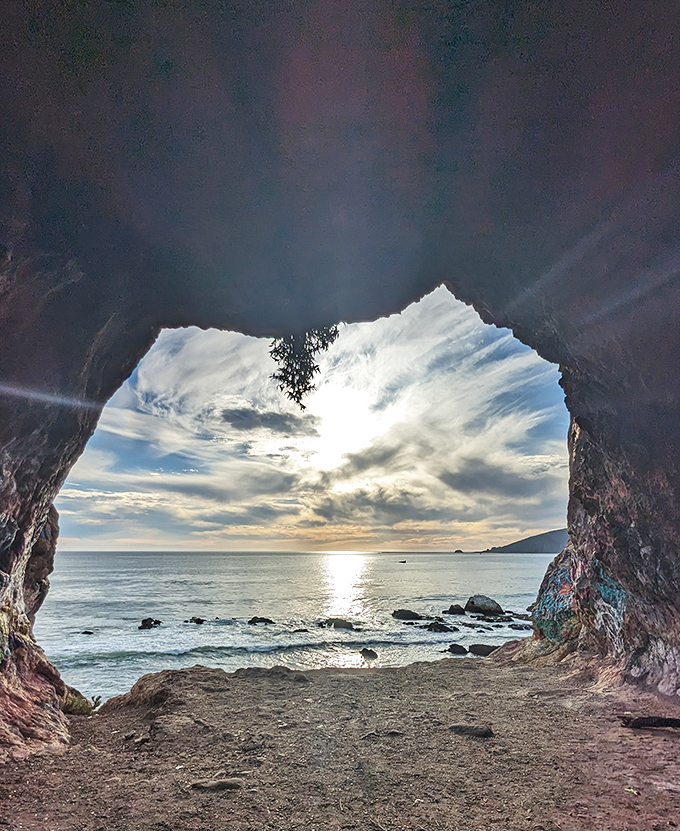 Step through this natural sea cave and feel like you've discovered a secret world. Indiana Jones would approve.