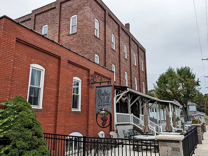 Baltic's Brick Mill Winery offers a taste of local flavor in a building that's seen more history than your high school textbook.