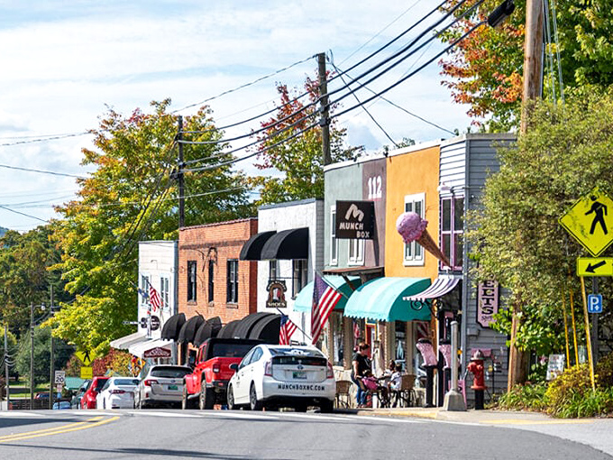 The kind of Main Street where shopkeepers know your name and your coffee order.
