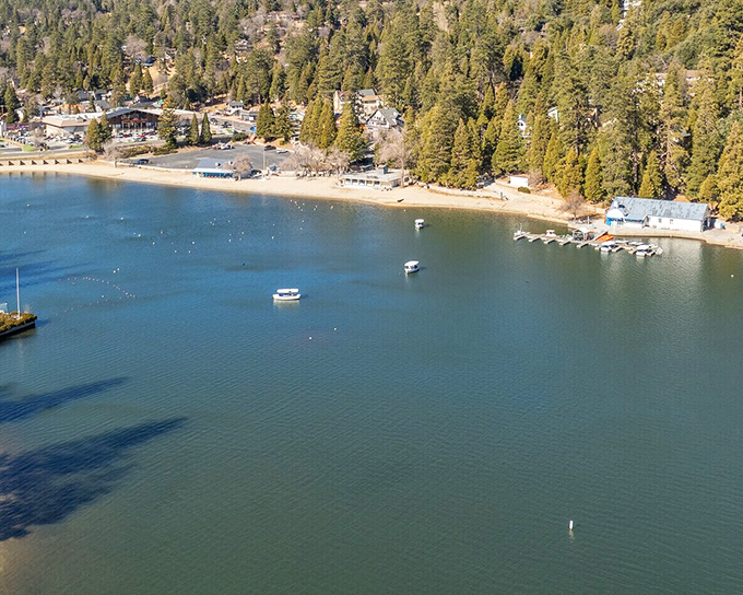 Lake life for less! Crestline's sparkling blue waters invite retirees to trade stock portfolios for fishing tackle and morning commutes for leisurely boat rides.