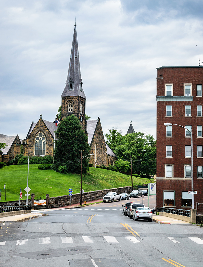 The church of Cumberland spans the landscape with architectural grace, connecting communities while providing Instagram-worthy views for free.