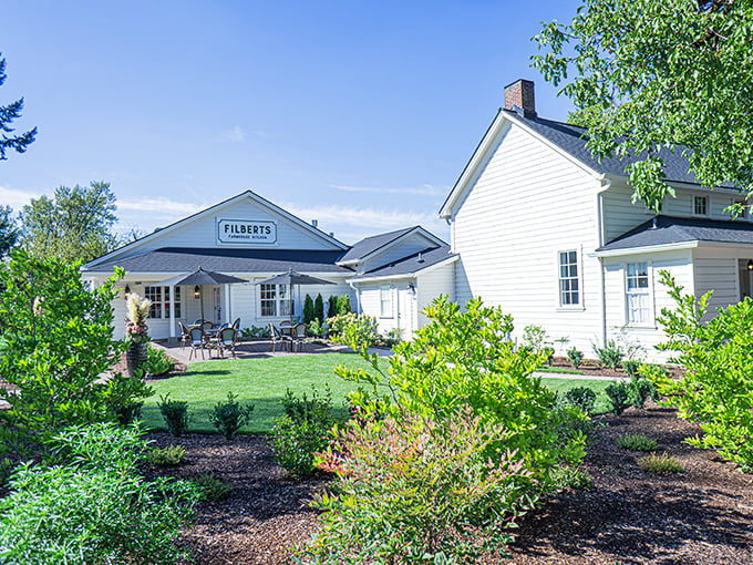 Filberts Farmhouse Kitchen looks like it jumped straight off a "Country Living" magazine cover.