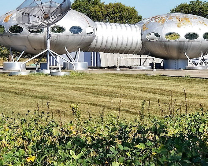 This sleek spacecraft landed in Ohio decades ago and still looks like it belongs in tomorrow's world.