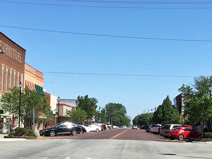 Gibson City's Main Street could be a movie set for "Quintessential Small-Town America," complete with historic storefronts.