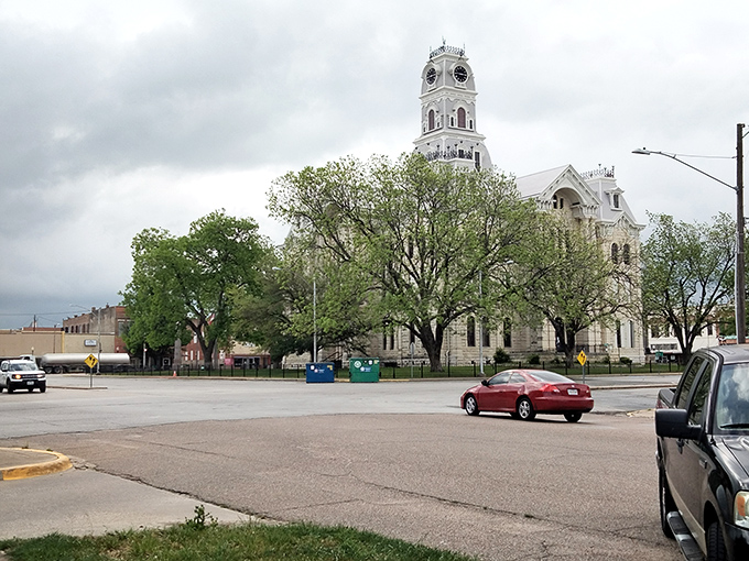 Hillsboro's historic downtown buildings wear their age with pride, brick facades telling stories of commerce and community.