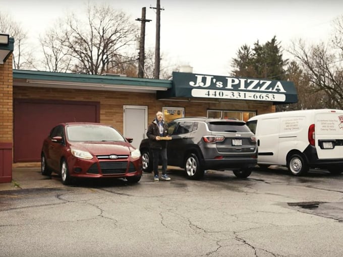 JJ's Pizza might look modest from the outside, but inside those mint green walls, pizza magic happens. Fairview Park's best-kept secret!