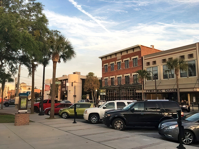 Ocala's historic district showcases colorful buildings that refuse to take themselves too seriously. 