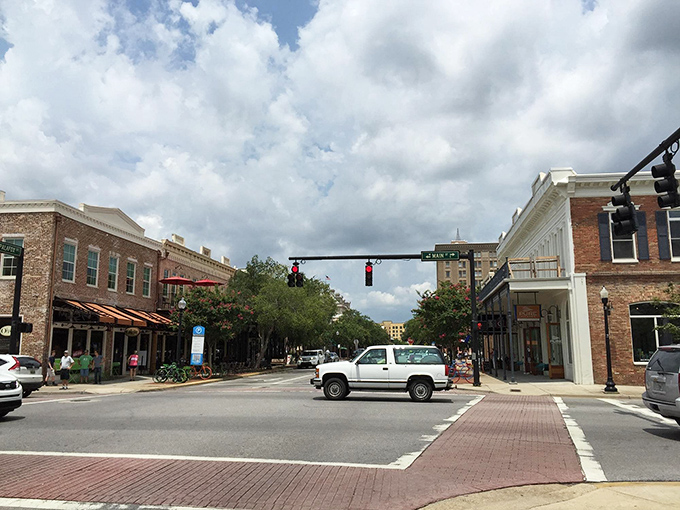 Pensacola's downtown intersection&mdash;where history and pickup trucks meet at every red light.