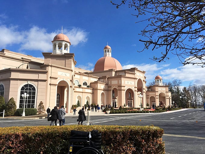 Ronks offers unexpected treasures like this striking entertainment venue. Even in Amish country, architectural surprises await!