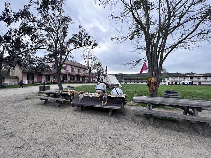 San Juan Bautista's historic plaza transports visitors to Spanish colonial days&mdash;no time machine required, just imagination.