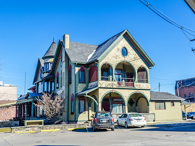 This day in Sayre's downtown reveals the kind of quiet charm that makes small-town living so appealing.