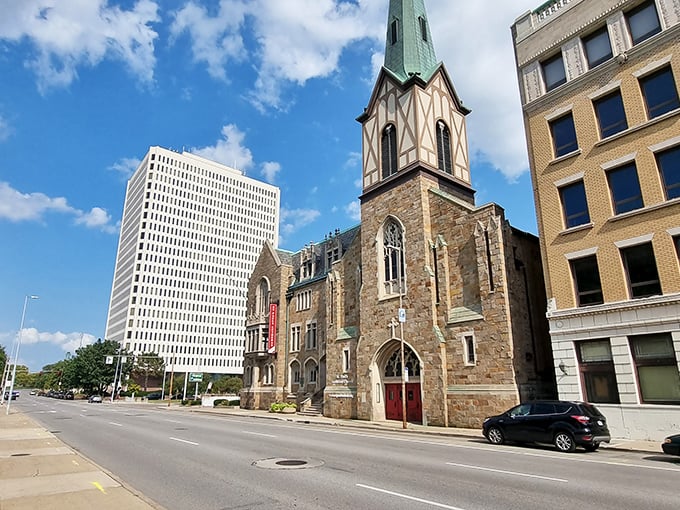 This historic federal building in Toledo represents the city's rich past, while affordable living costs promise a financially secure future.