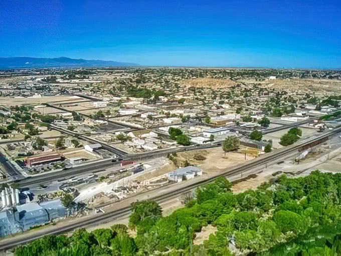 Victorville from above reveals the desert's secret&mdash;humans will build communities anywhere if you promise them enough sunshine.
