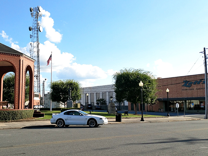 Waycross maintains its historic charm while serving as gateway to the mysterious Okefenokee. Those brick buildings have seen it all!