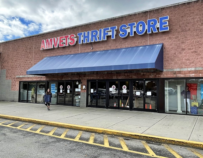 The no-nonsense exterior of AMVETS houses unexpected treasures. Like finding a diamond ring in your grandmother's junk drawer! 