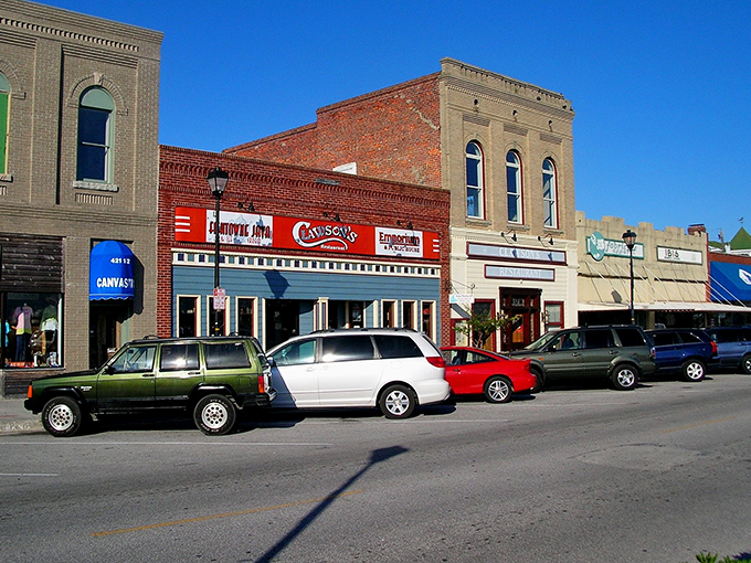 Downtown Beaufort's historic buildings stand shoulder to shoulder, watching over streets that have welcomed visitors for centuries.