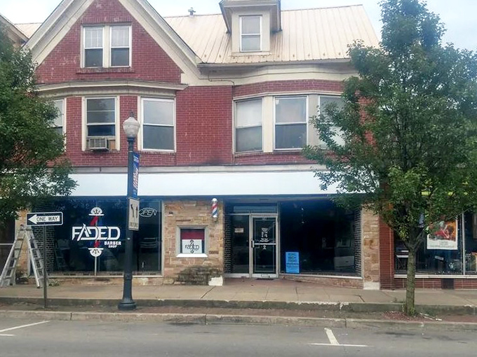 This colorful building in downtown Berwick houses modern conveniences while maintaining the town's commitment to affordability.