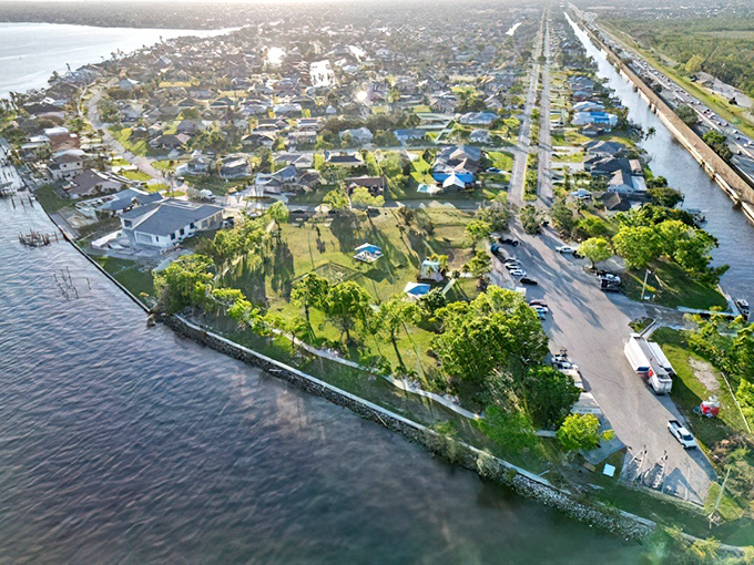 The view from above reveals Cape Coral's appeal &ndash; a network of waterways connecting neighbors to nature.