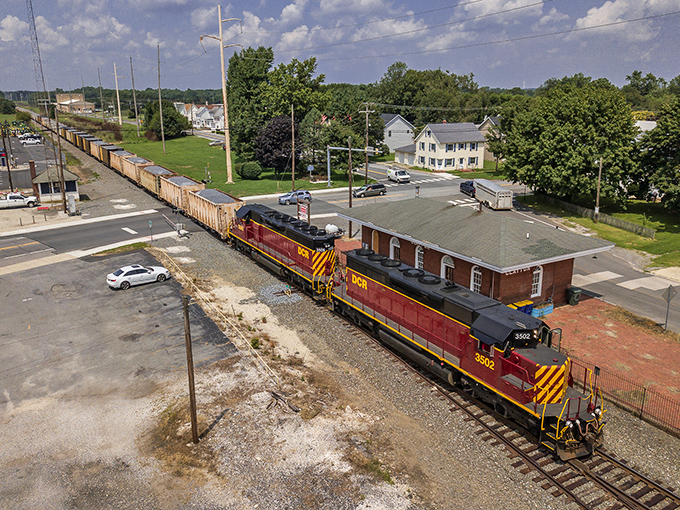Winter in Clayton brings a special kind of small-town beauty. Those snow piles are nature's way of saying "slow down and stay awhile!"