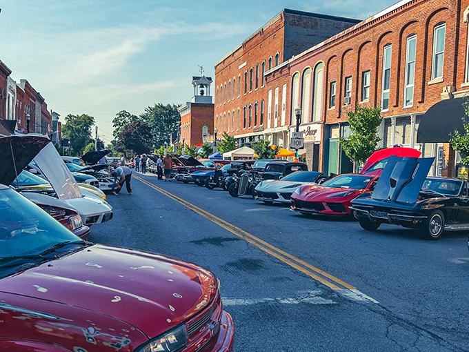 Colorful storefronts welcome visitors to Clyde, where you can find both small-town charm and housing bargains around every corner.