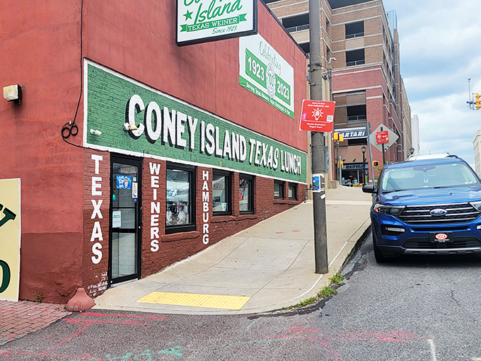 Where "The Office" characters would surely grab lunch. Scranton's hot dog heritage lives on at this colorful corner spot.