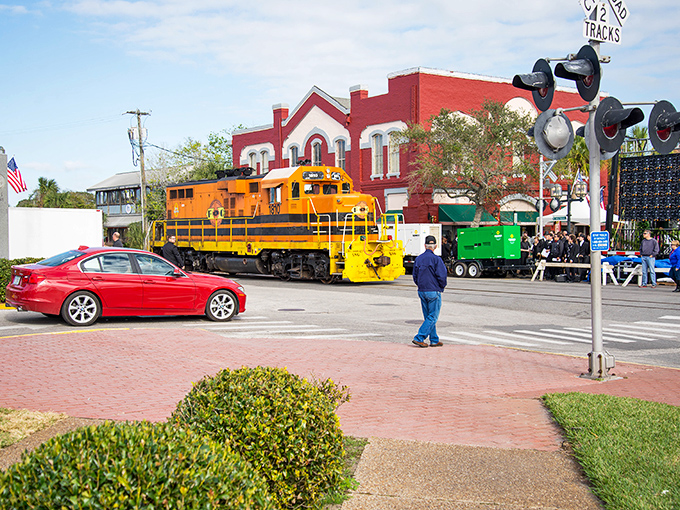 Brick buildings with stories to tell line the streets of Fernandina Beach's charming downtown.
