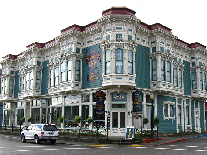 Ferndale's main street looks frozen in Victorian times, with buildings so perfect they're frequently used in films.