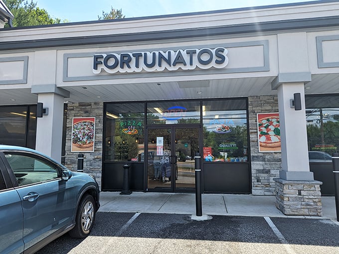 This unassuming exterior houses pizza treasures that Bel Air residents have been quietly enjoying for years. 