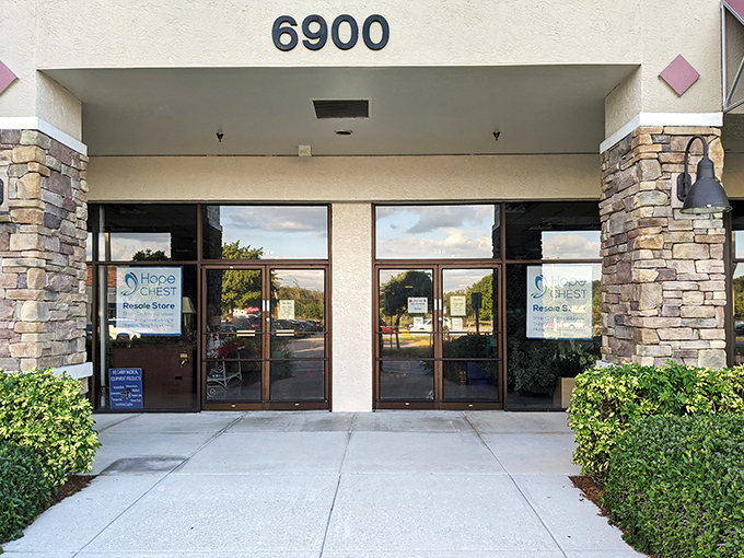 The entrance says "boutique shopping" but the prices say "thrift store" &ndash; the best of both worlds!