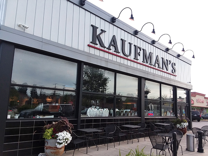 Kaufman's Bagel & Delicatessen: Those outdoor chairs aren't just for show&mdash;they're waiting for you and your perfect sandwich.