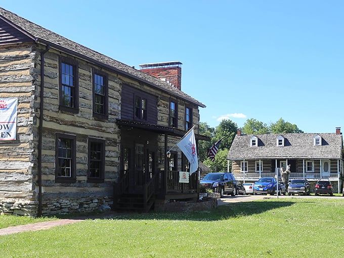 The historic homes of Kimmswick sit quietly along the street, as if posing for a painting titled "Why We Left the City."